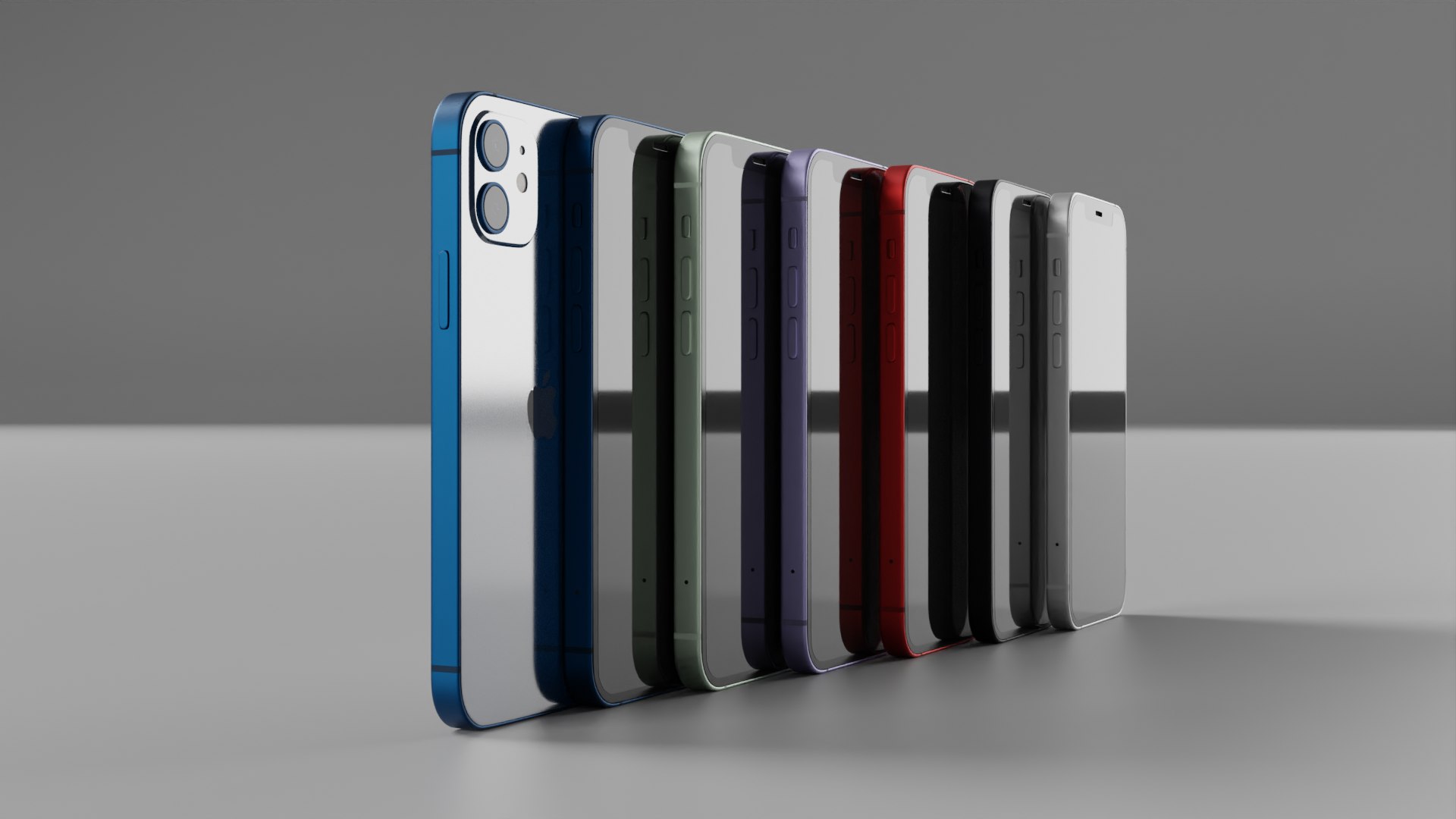 IPhone 12 All Colors Smartphone 3D - TurboSquid 2082274