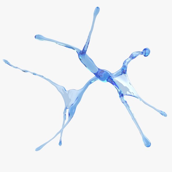 3D letter o splash - TurboSquid 1151986