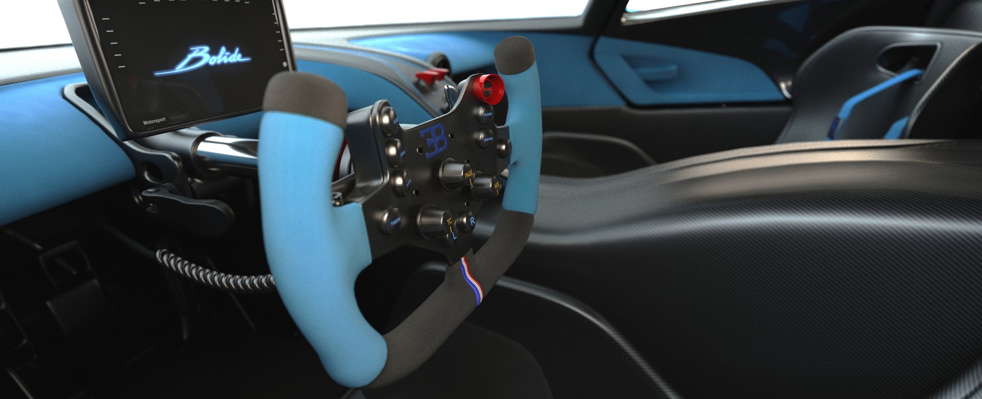 Bugatti Bolide 2021 Opening doors model - TurboSquid 1717842