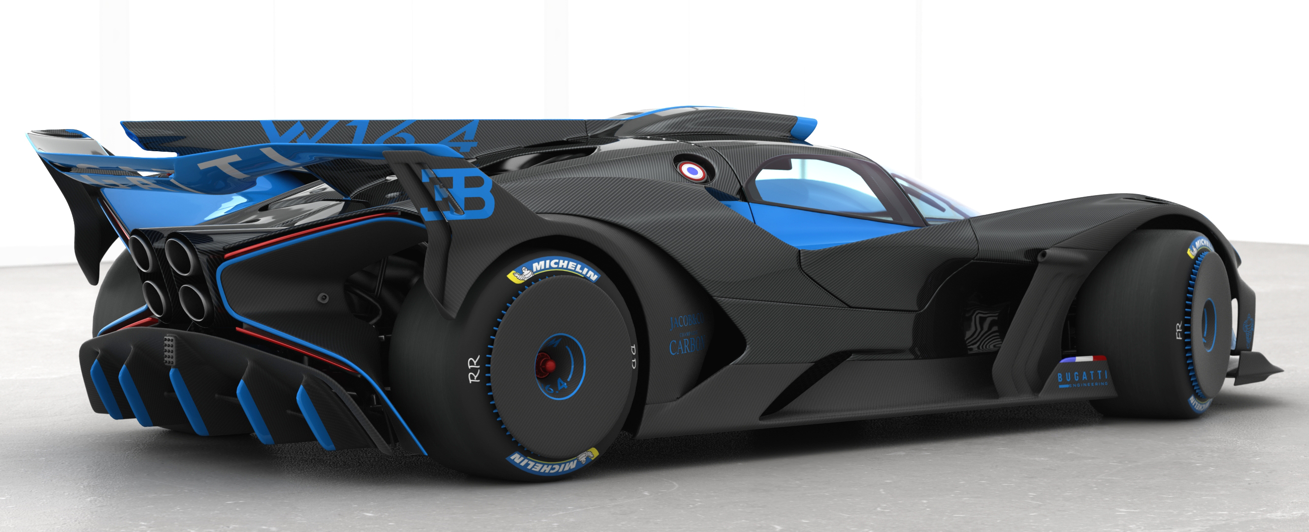 Bugatti Bolide 2021 Opening doors model - TurboSquid 1717842