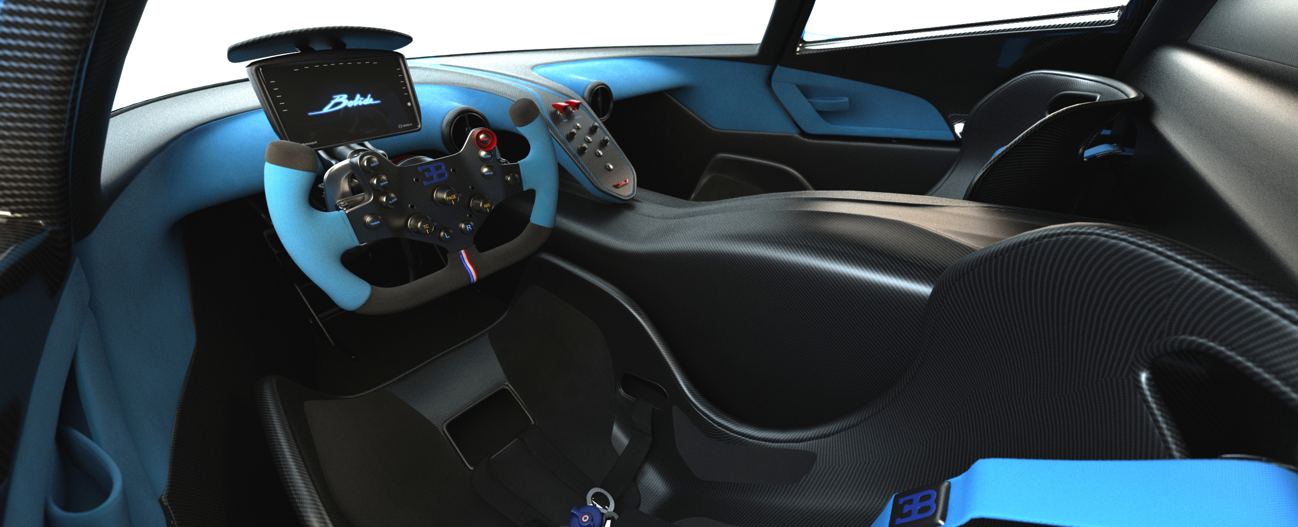 Bugatti Bolide 2021 Opening doors model - TurboSquid 1717842