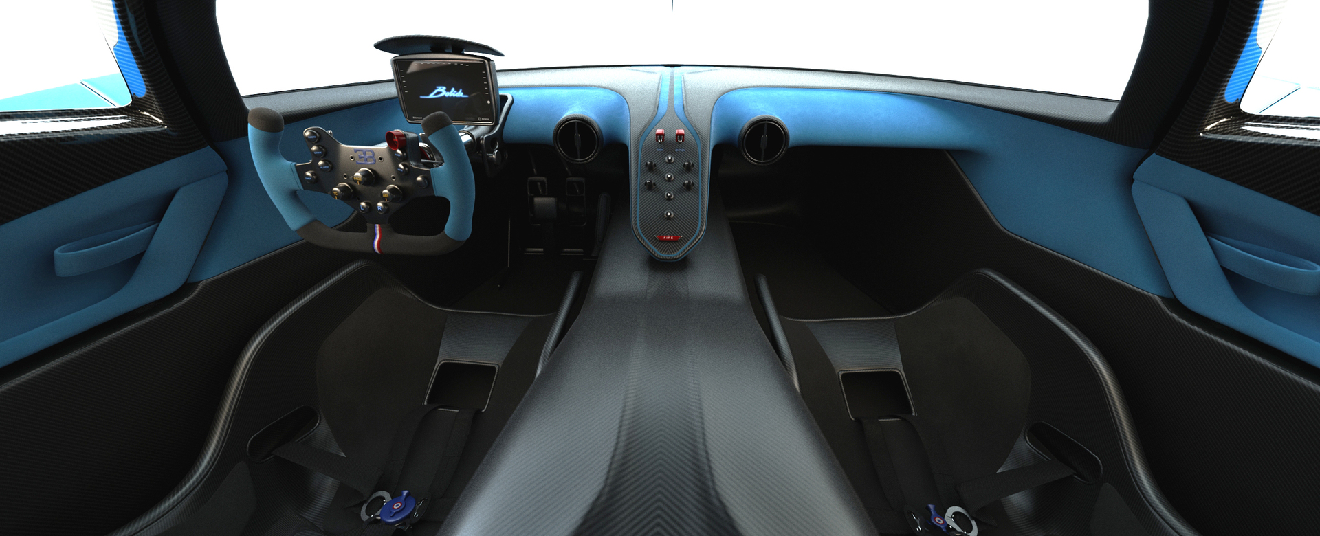 Bugatti Bolide 2021 Opening doors model - TurboSquid 1717842