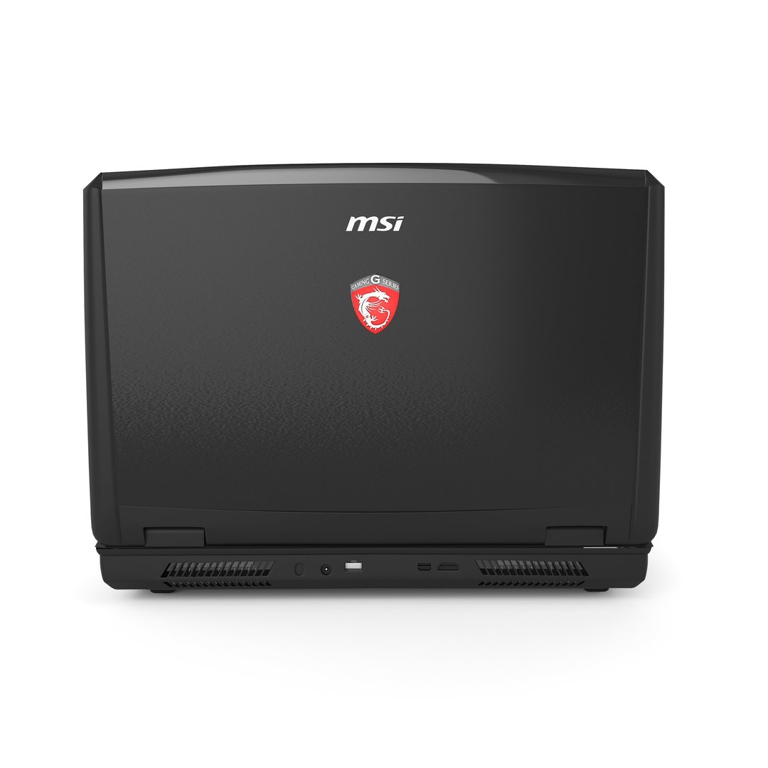 MSI GT Gaming Series Laptop model - TurboSquid 2050541