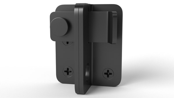 3D Smooth Swing Door Latch - TurboSquid 1966040