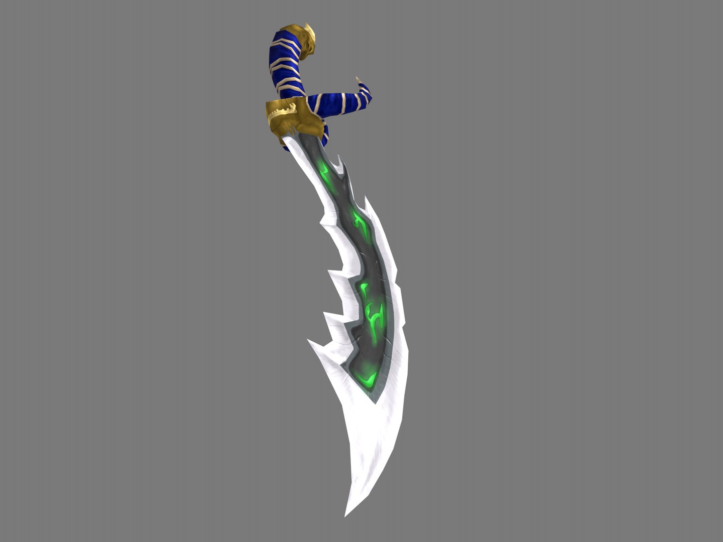 3D Fantasy Blade - TurboSquid 1440388