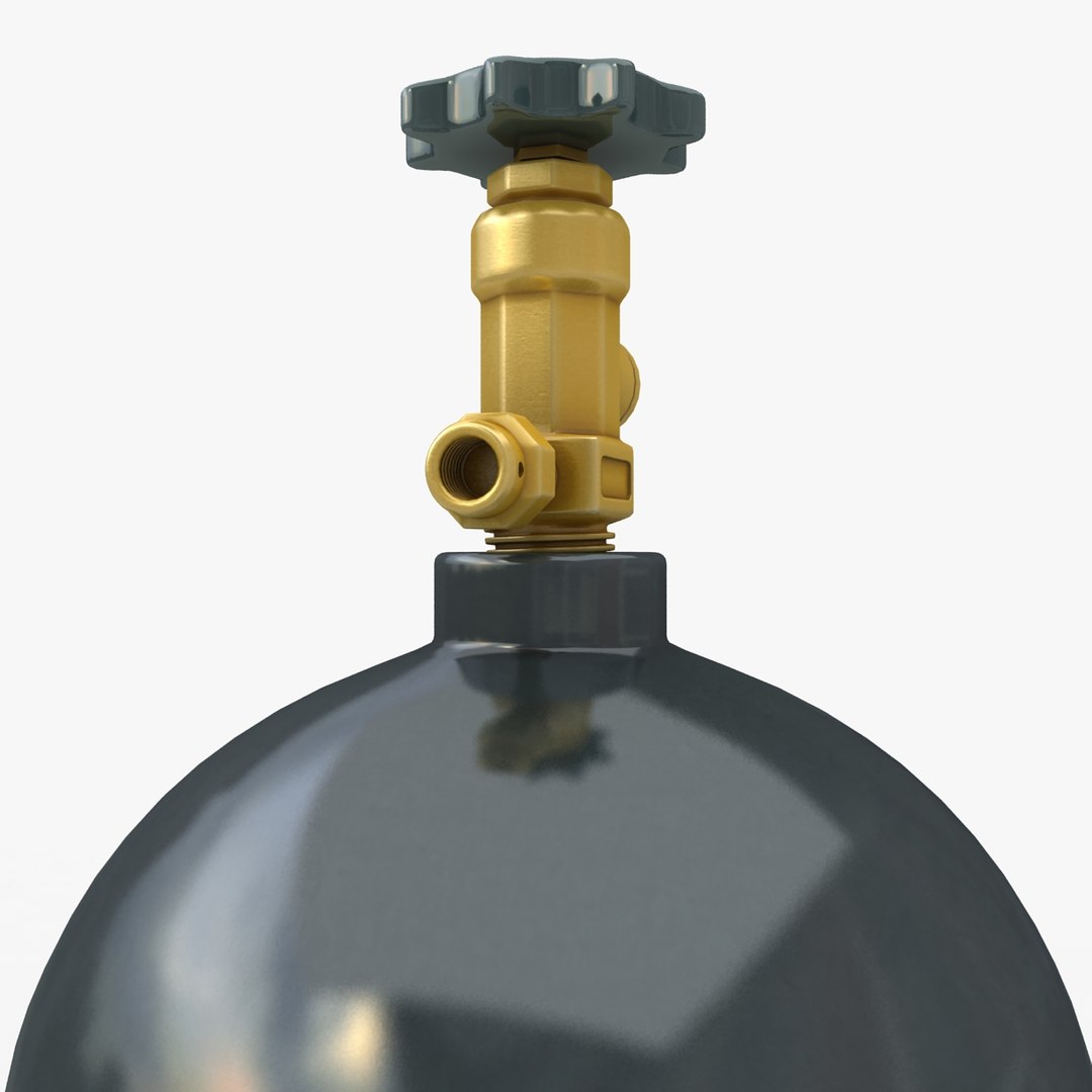 3d 3ds Realistic Gas Cylinder 7