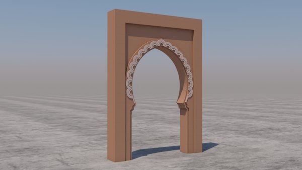 Traditional moroccan door marrakech 3D model - TurboSquid 1698752