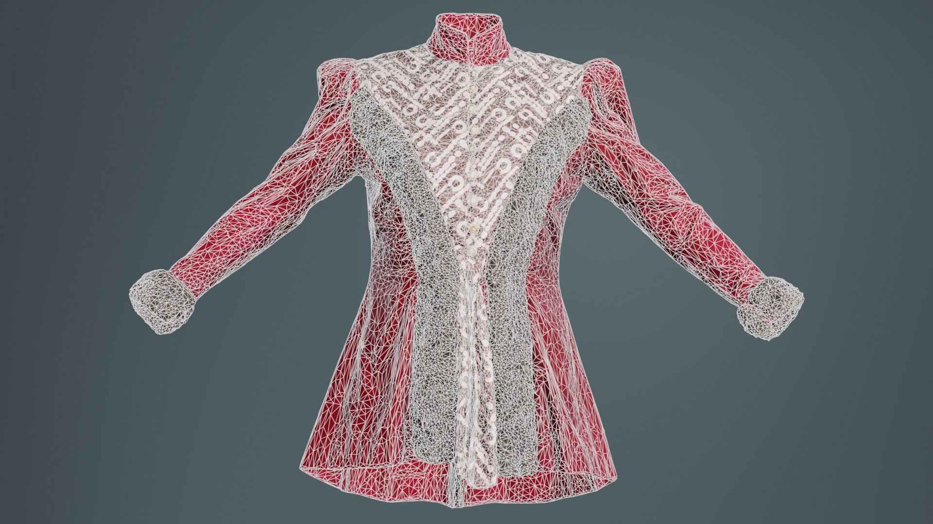 3D Queen Jacket Remastered - TurboSquid 2360214