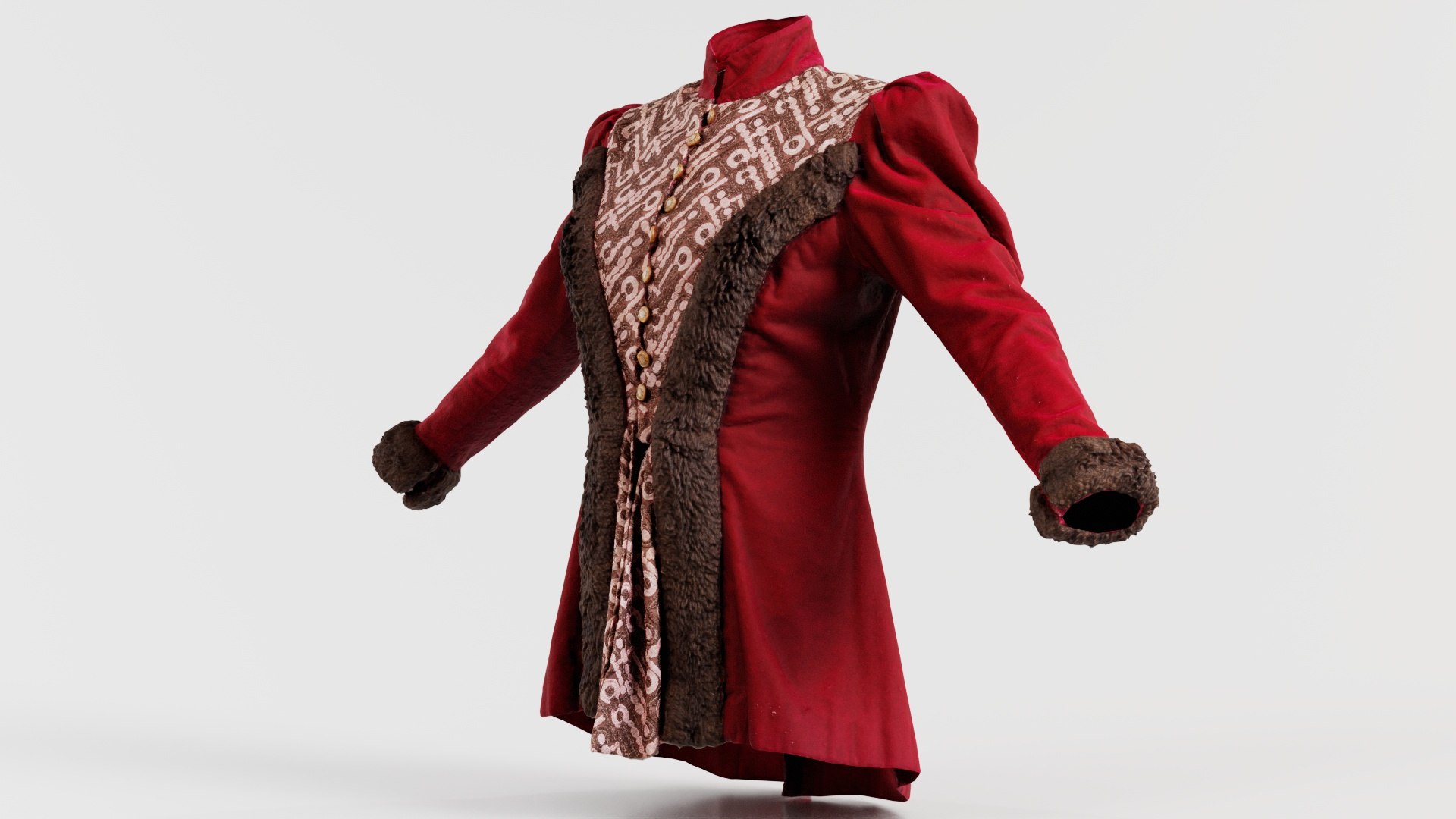 3D Queen Jacket Remastered - TurboSquid 2360214