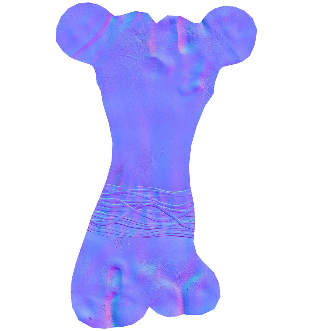 3d Model Bone Club