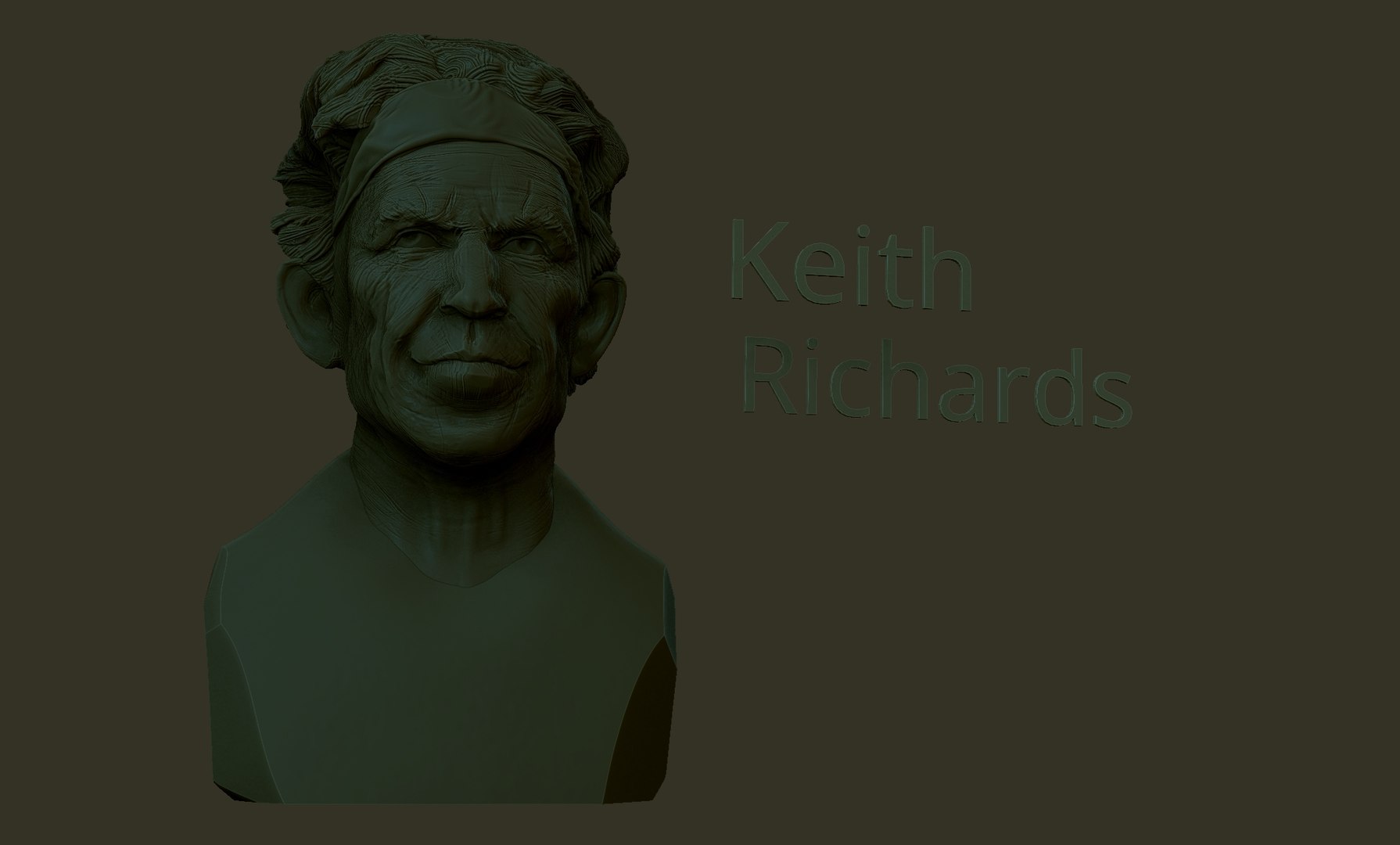 Keith Richards 3D Model - TurboSquid 2138215