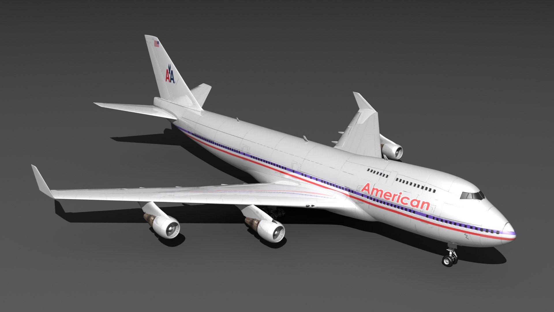 Boeing 747 3D - TurboSquid 1901419
