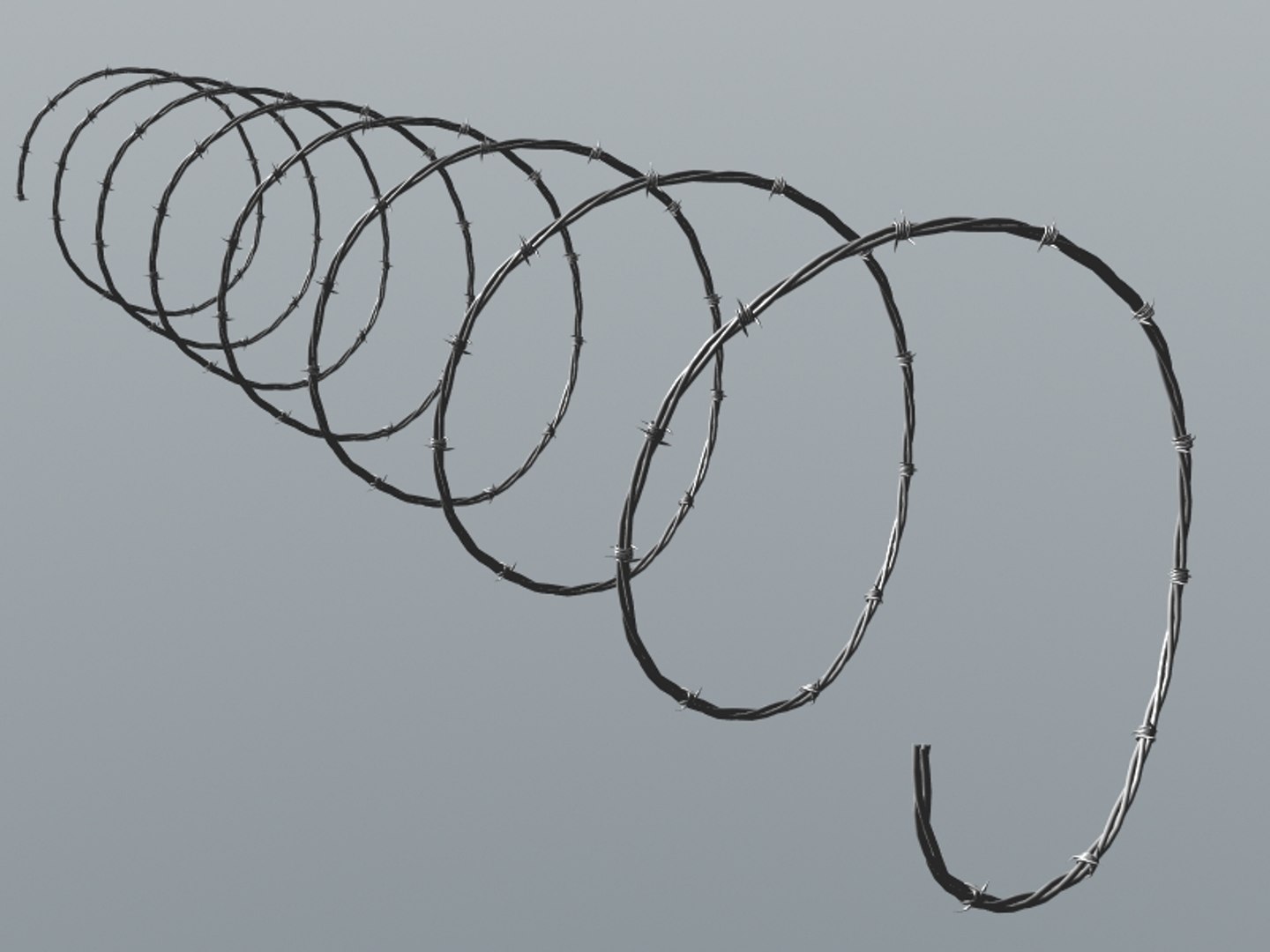 Barbed Wire 3d Dxf