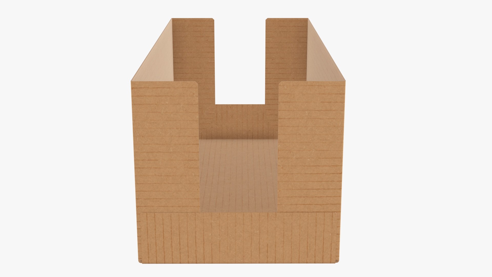 Cardboard Short Box 3D - TurboSquid 1592909