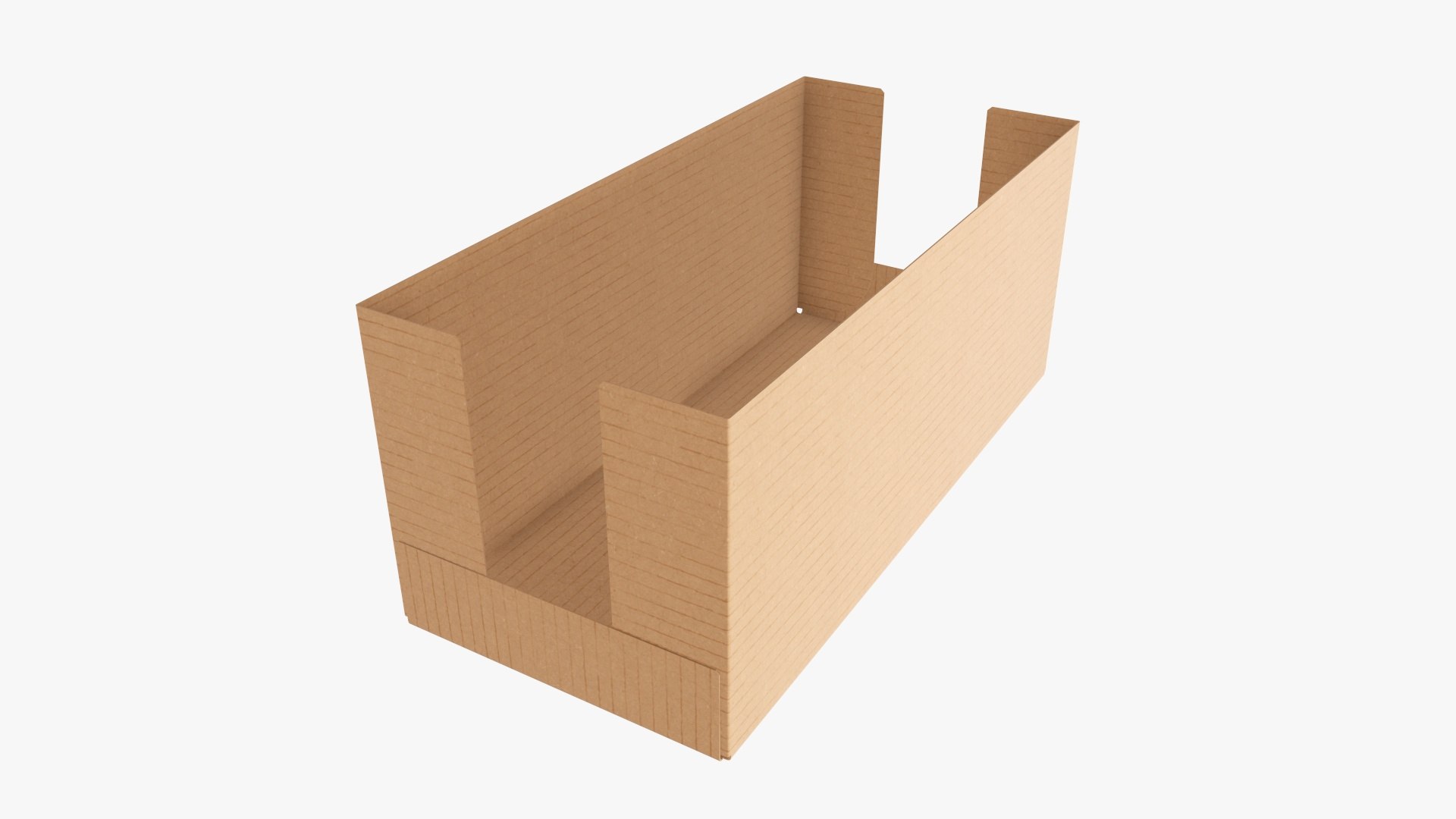 Cardboard Short Box 3D - TurboSquid 1592909