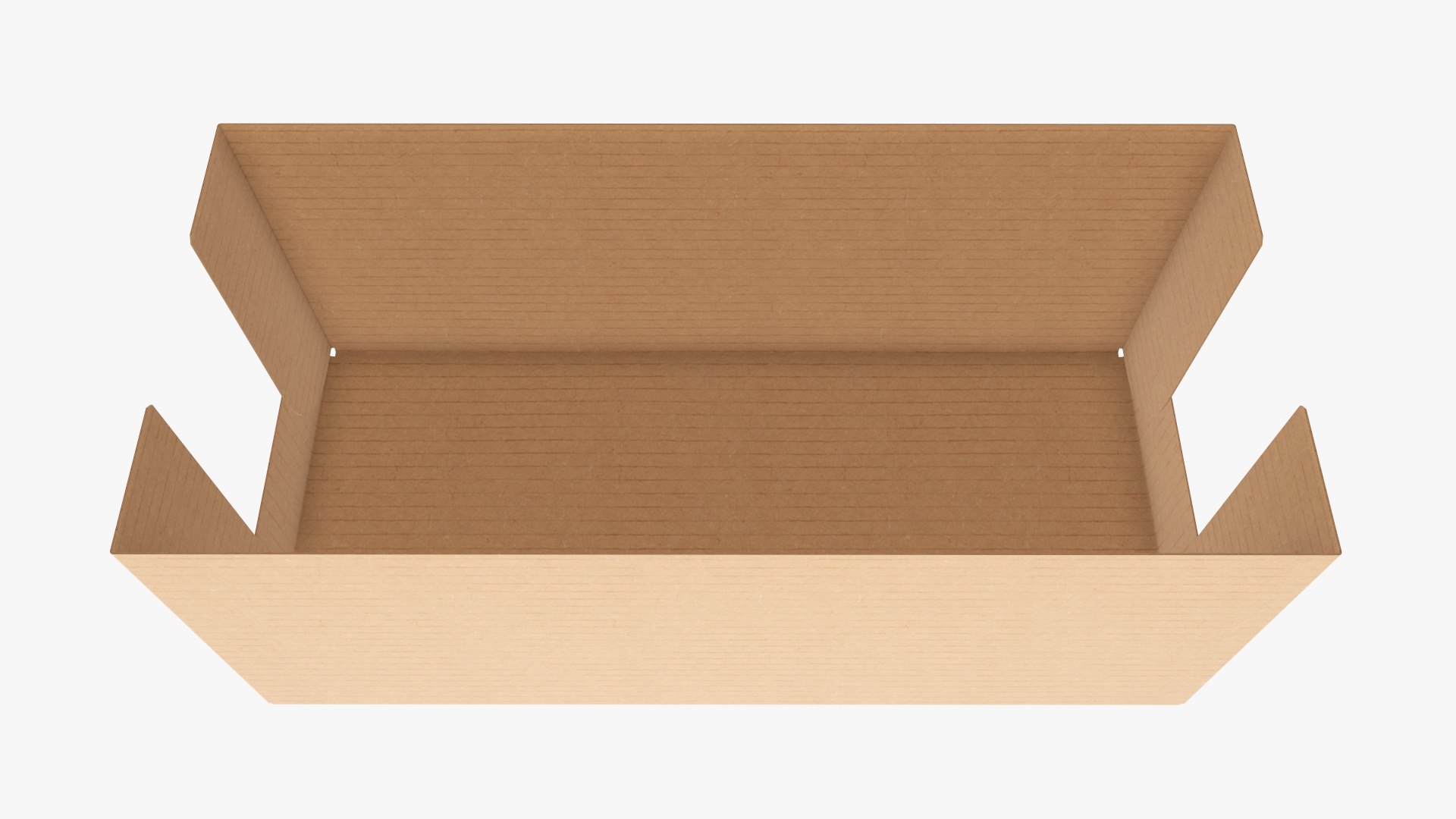 Cardboard Short Box 3D - TurboSquid 1592909