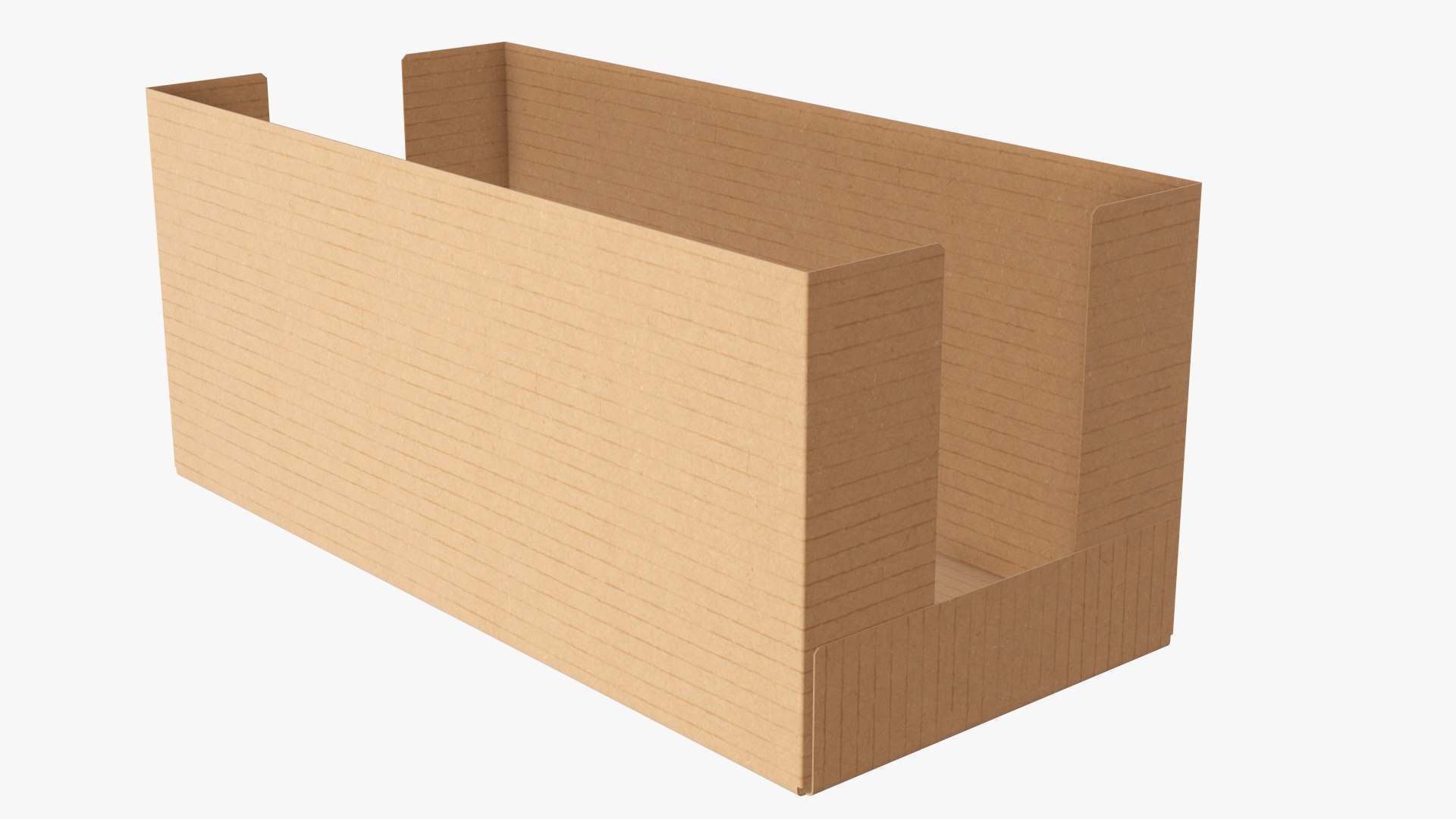 Cardboard Short Box 3D - TurboSquid 1592909