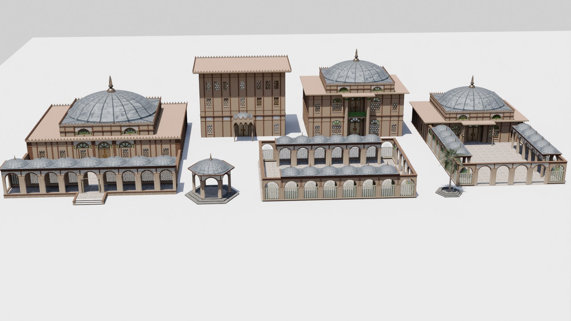 3D Arab House 02 Model - TurboSquid 2002414