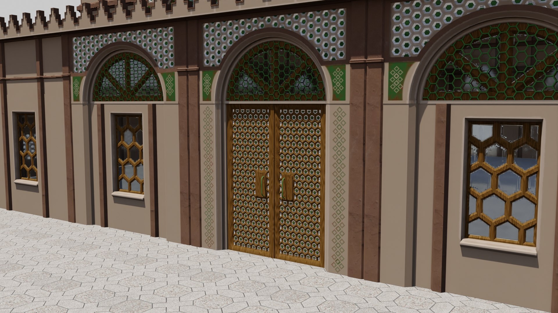 3D Arab House 02 Model - TurboSquid 2002414
