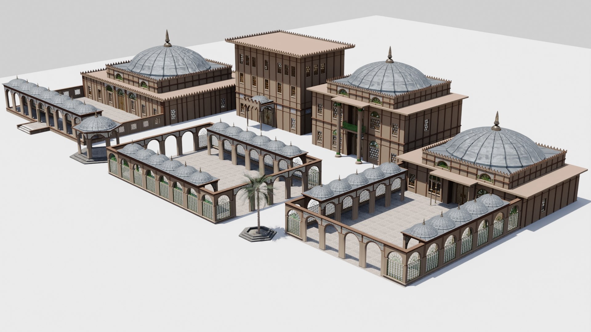 3D Arab House 02 Model - TurboSquid 2002414