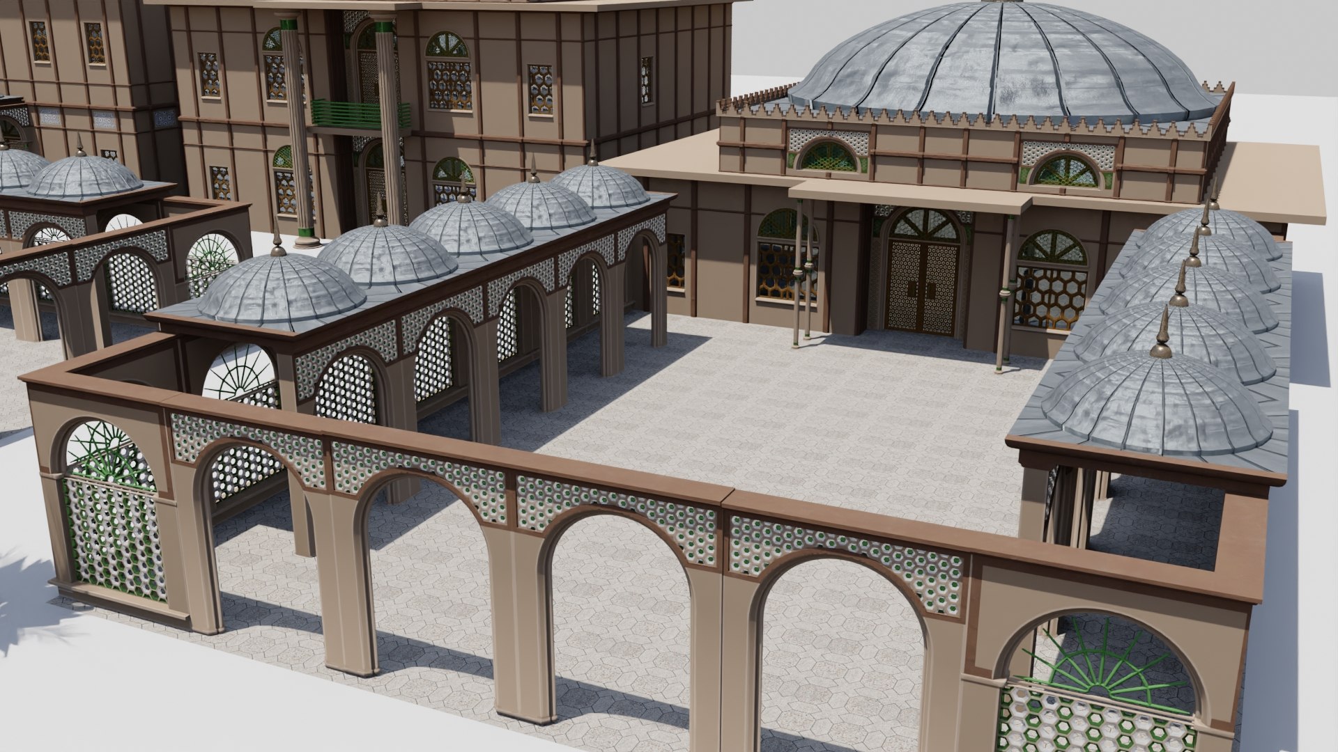 3D Arab House 02 Model - TurboSquid 2002414