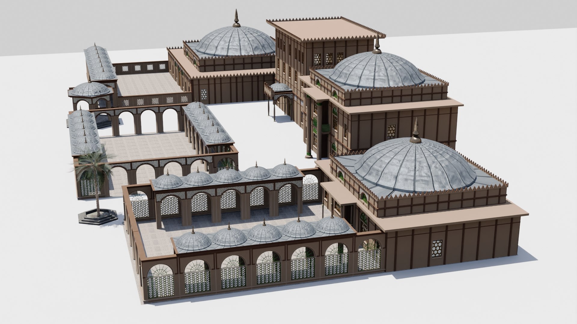 3D Arab House 02 Model - TurboSquid 2002414