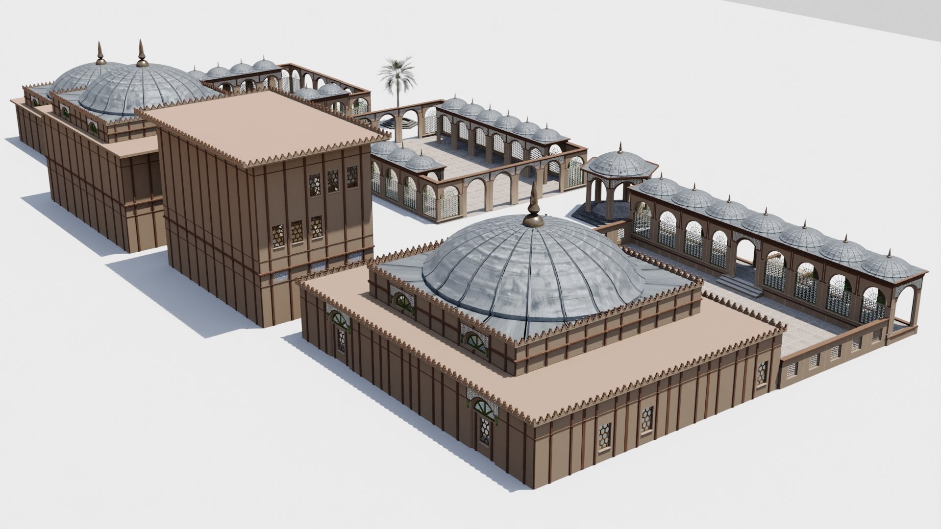 3D Arab House 02 Model - TurboSquid 2002414
