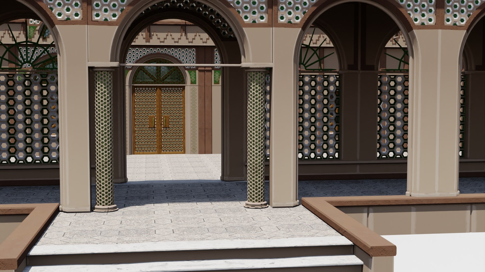 3D Arab House 02 Model - TurboSquid 2002414
