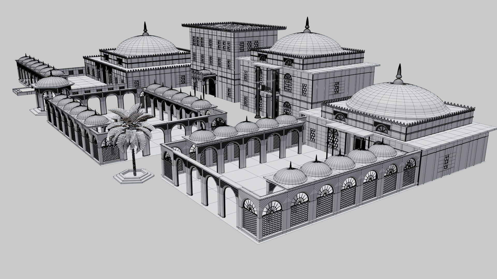 3D Arab House 02 Model - TurboSquid 2002414