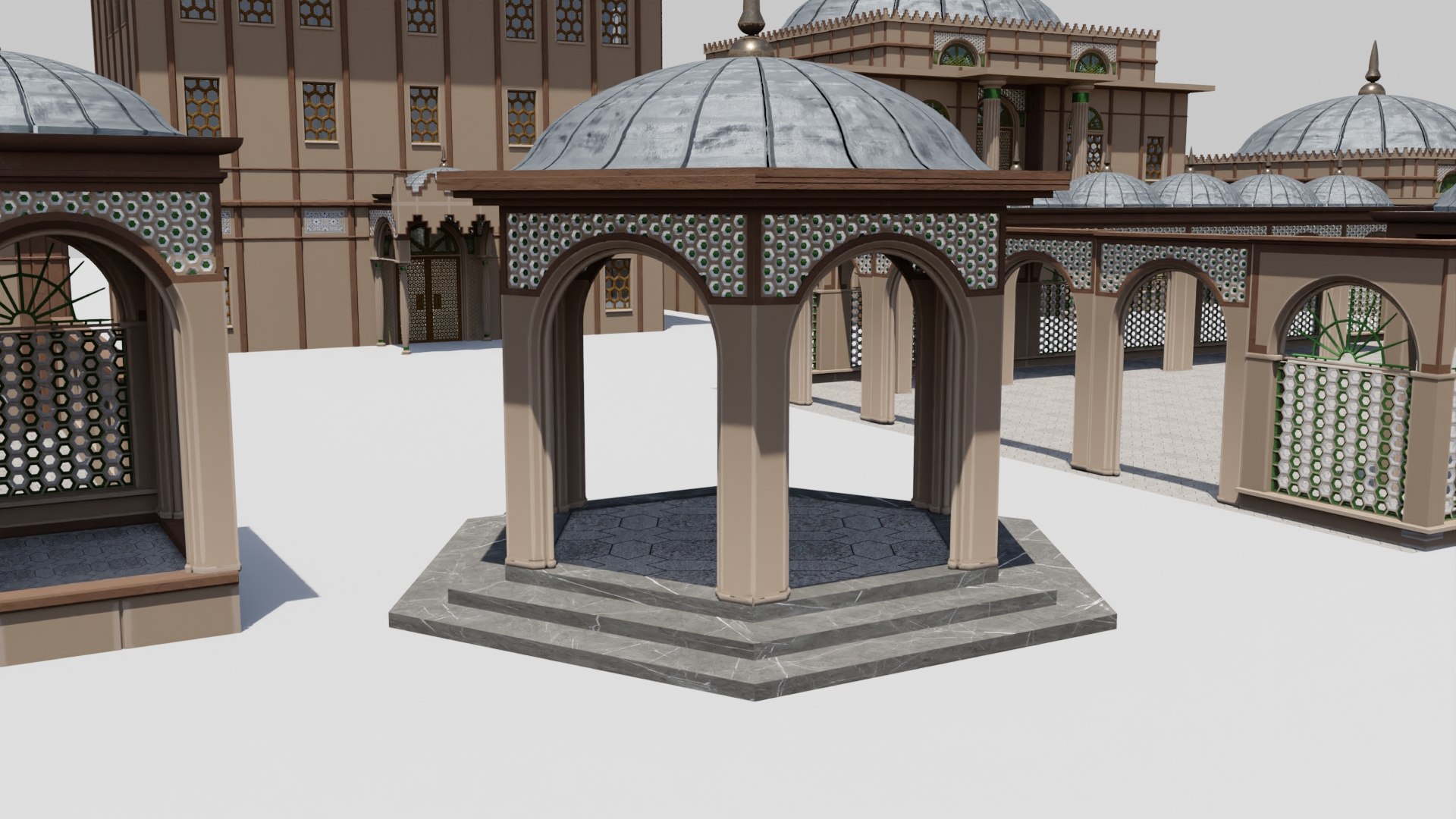 3D Arab House 02 Model - TurboSquid 2002414