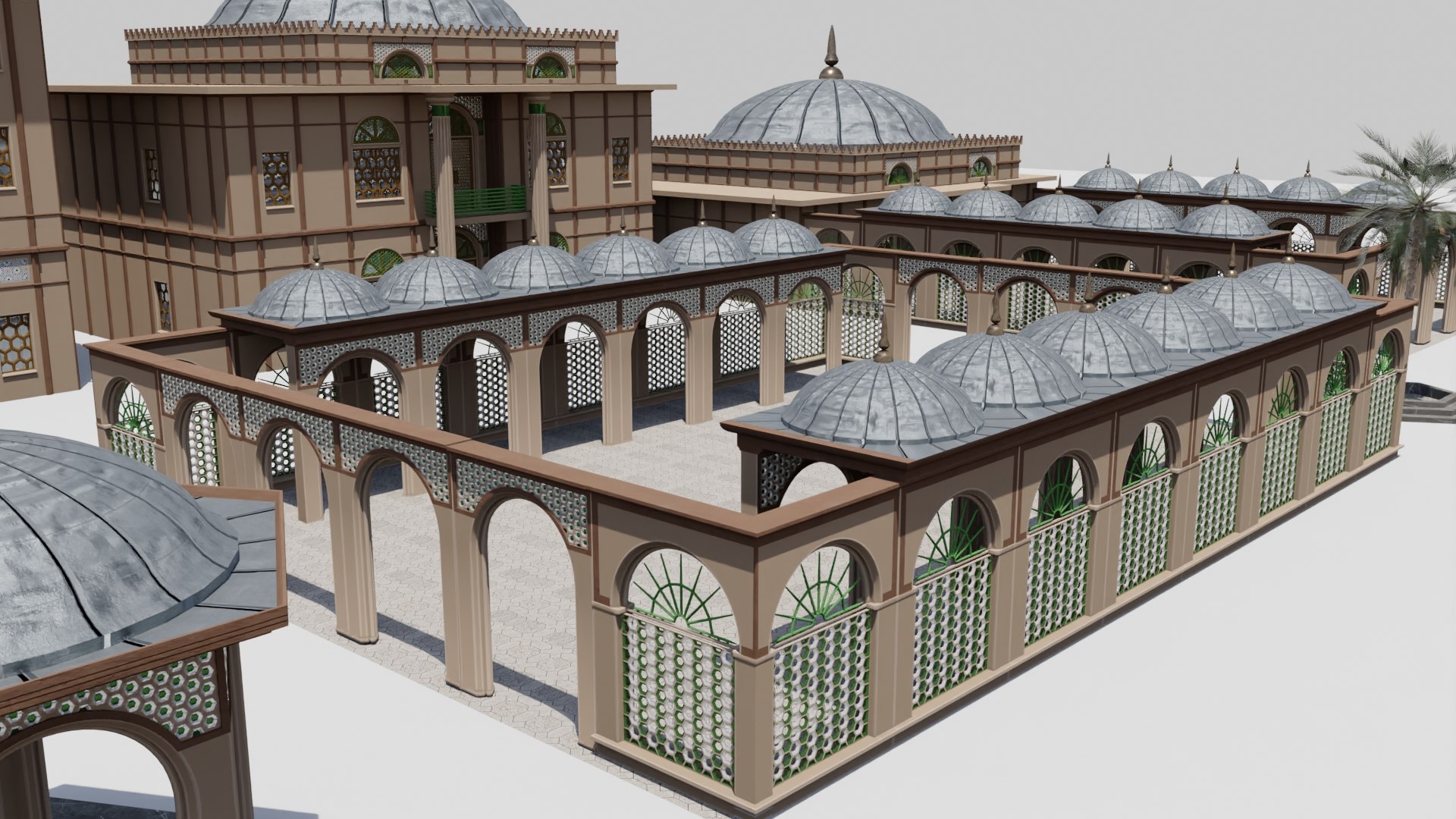3D Arab House 02 Model - TurboSquid 2002414