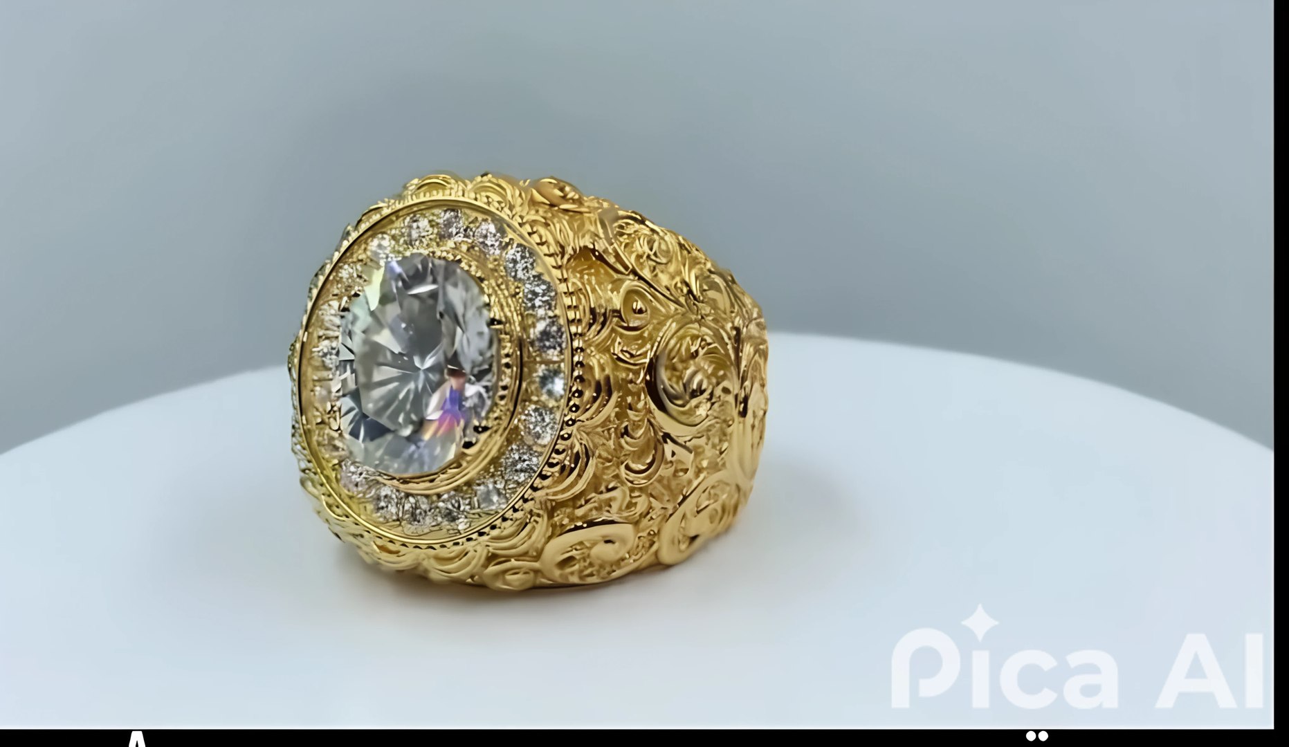 Imperial Baroque Signet Ring For Gold Casting 3D Model - TurboSquid 2412853