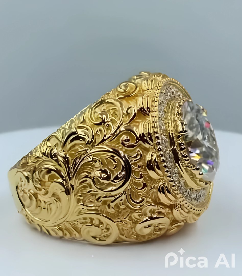Imperial Baroque Signet Ring For Gold Casting 3D Model - TurboSquid 2412853