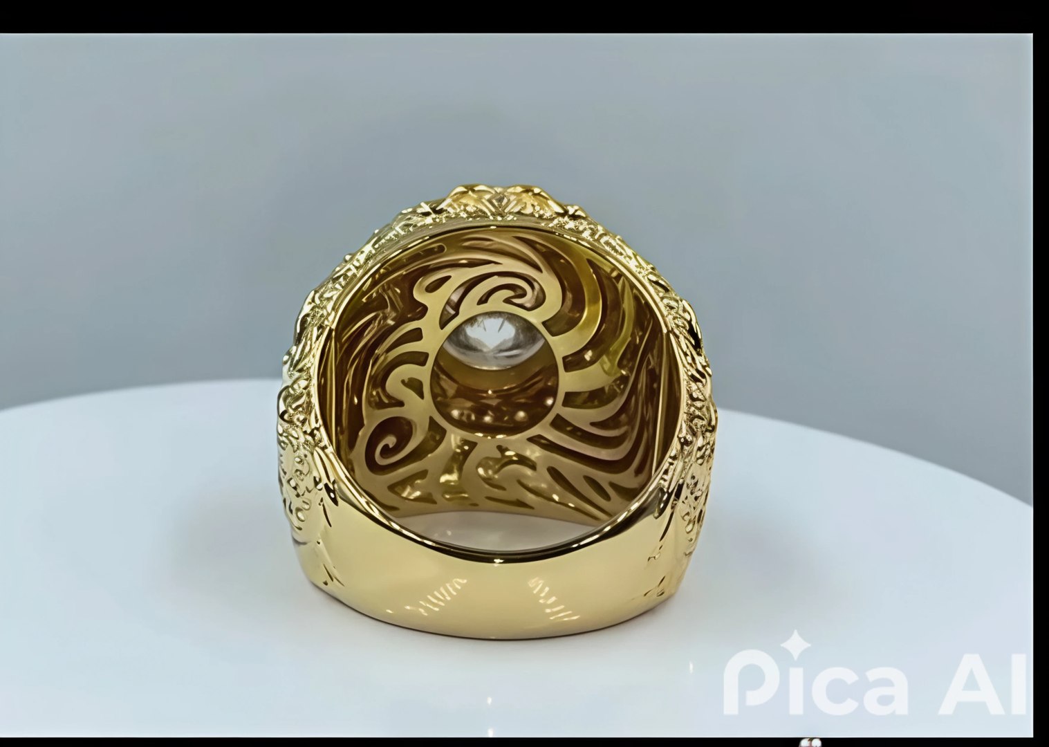 Imperial Baroque Signet Ring For Gold Casting 3D Model - TurboSquid 2412853
