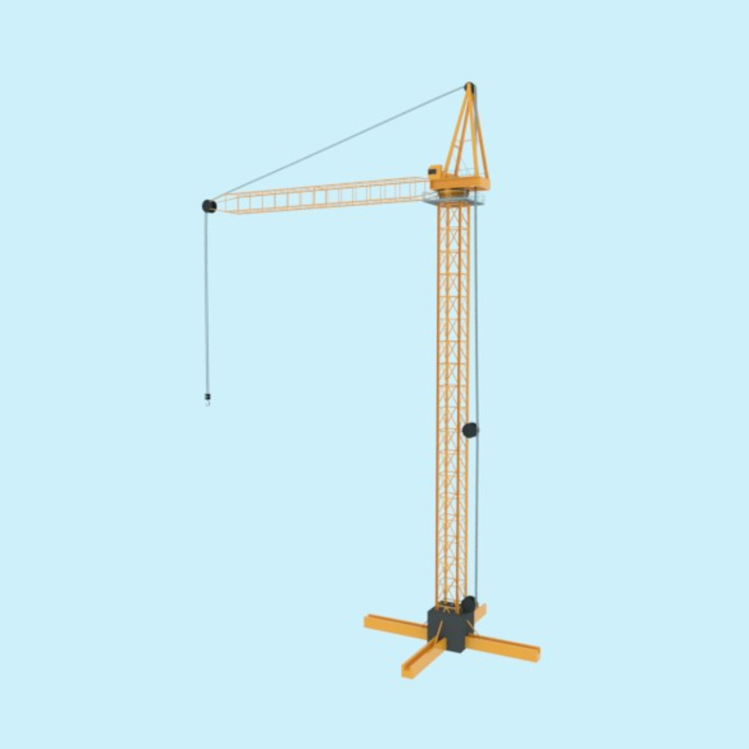 Construction Crane Model - TurboSquid 1201912