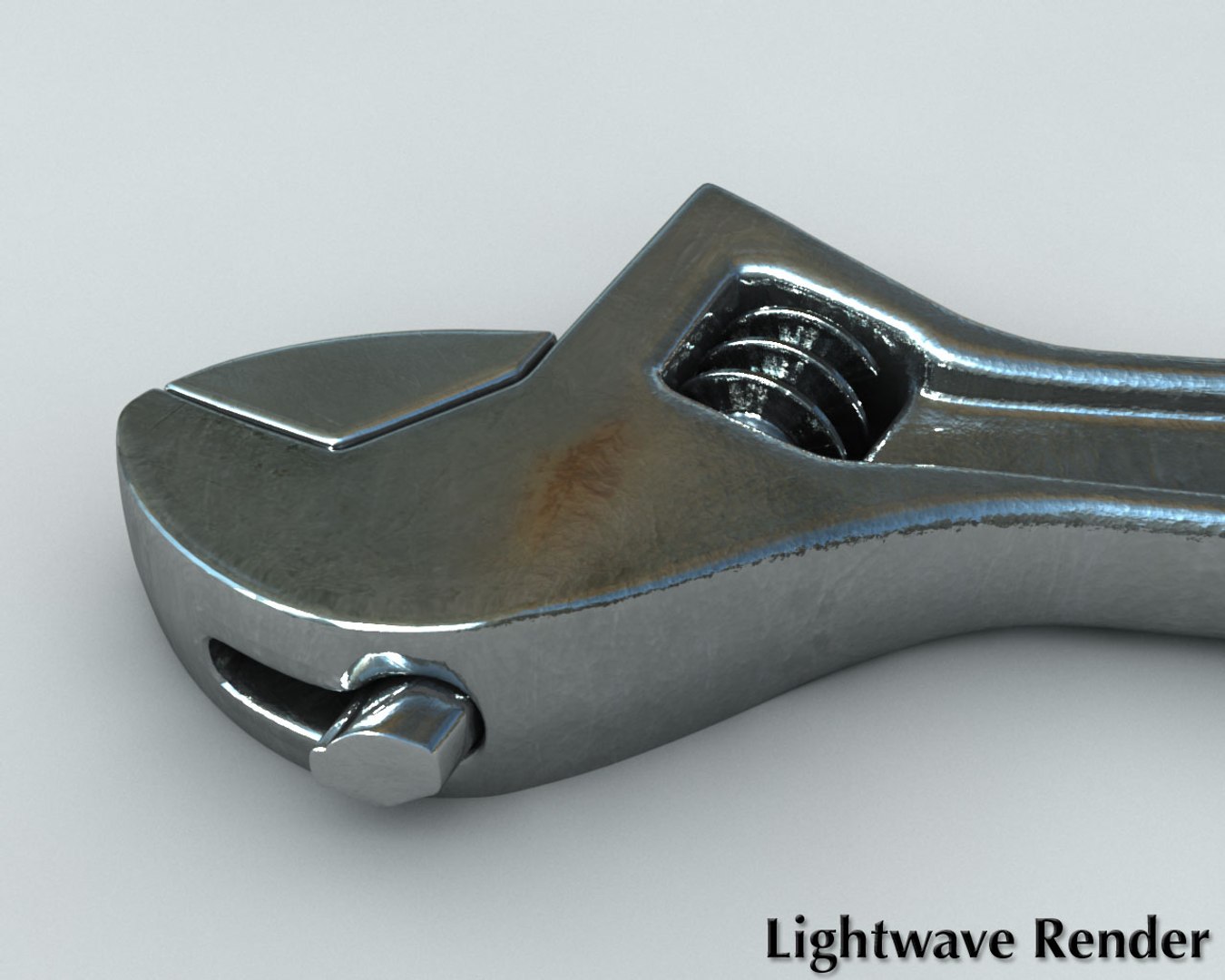3d Adjustable Crescent Wrench Model