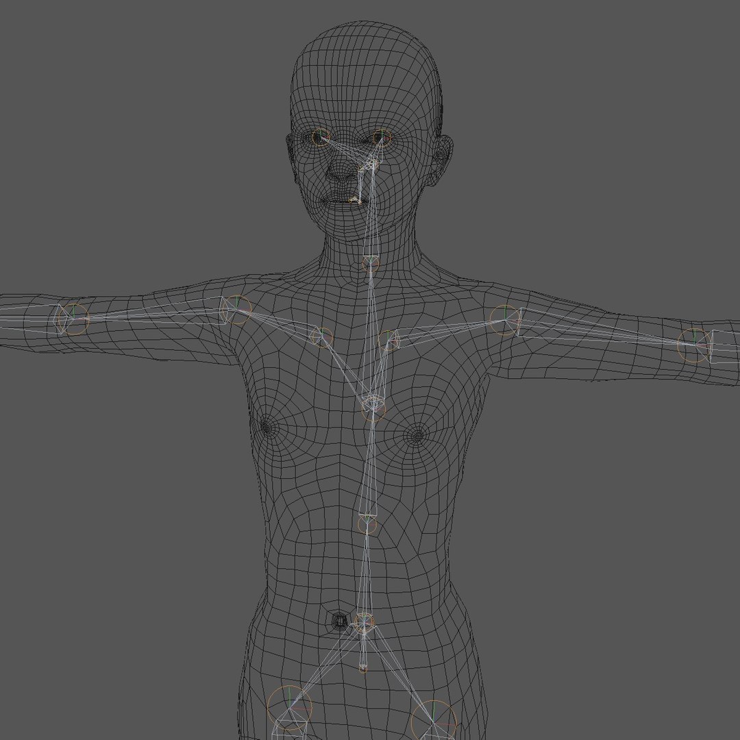 Child Girl 3d Model