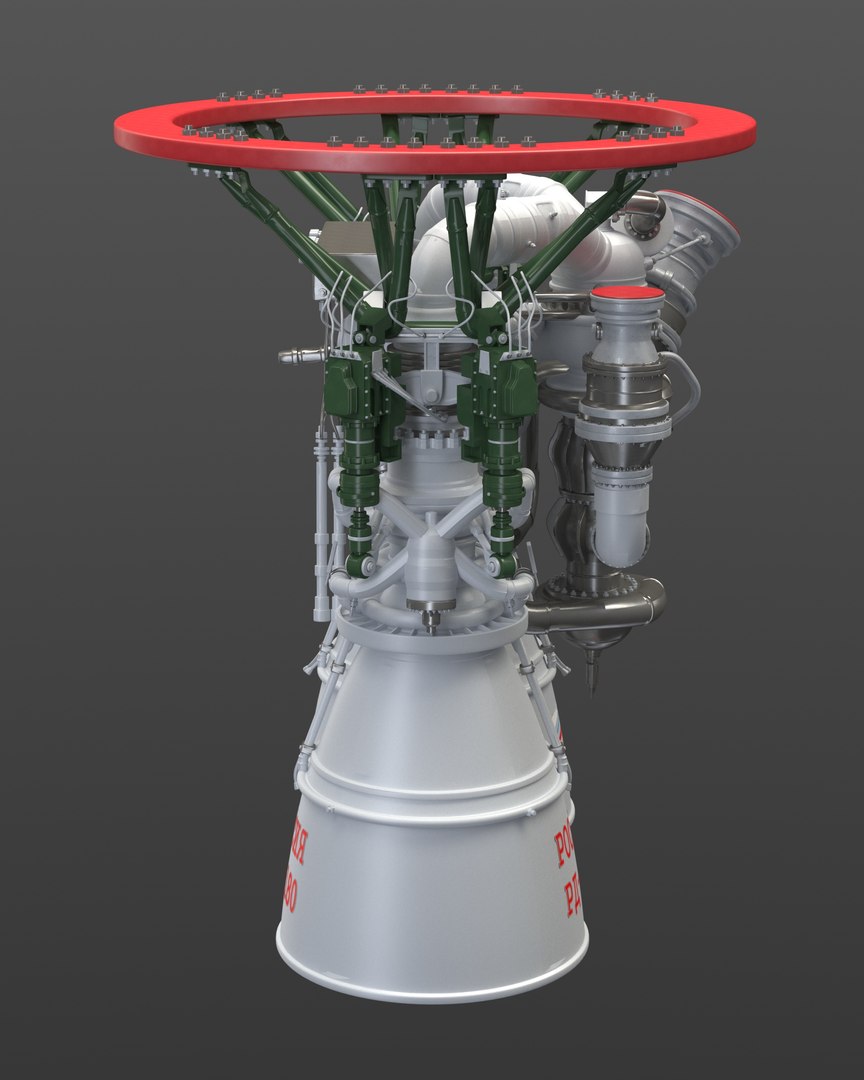 Rocket Engine Rd-180 3D Model - TurboSquid 1572577