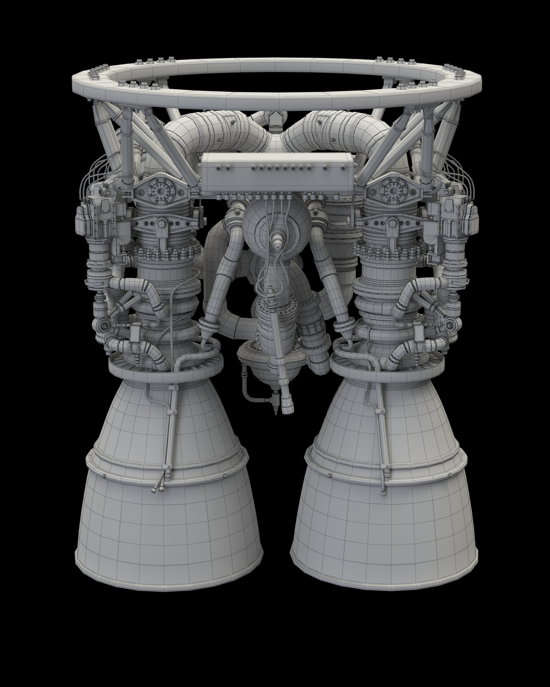 Rocket engine rd-180 3D model - TurboSquid 1572577