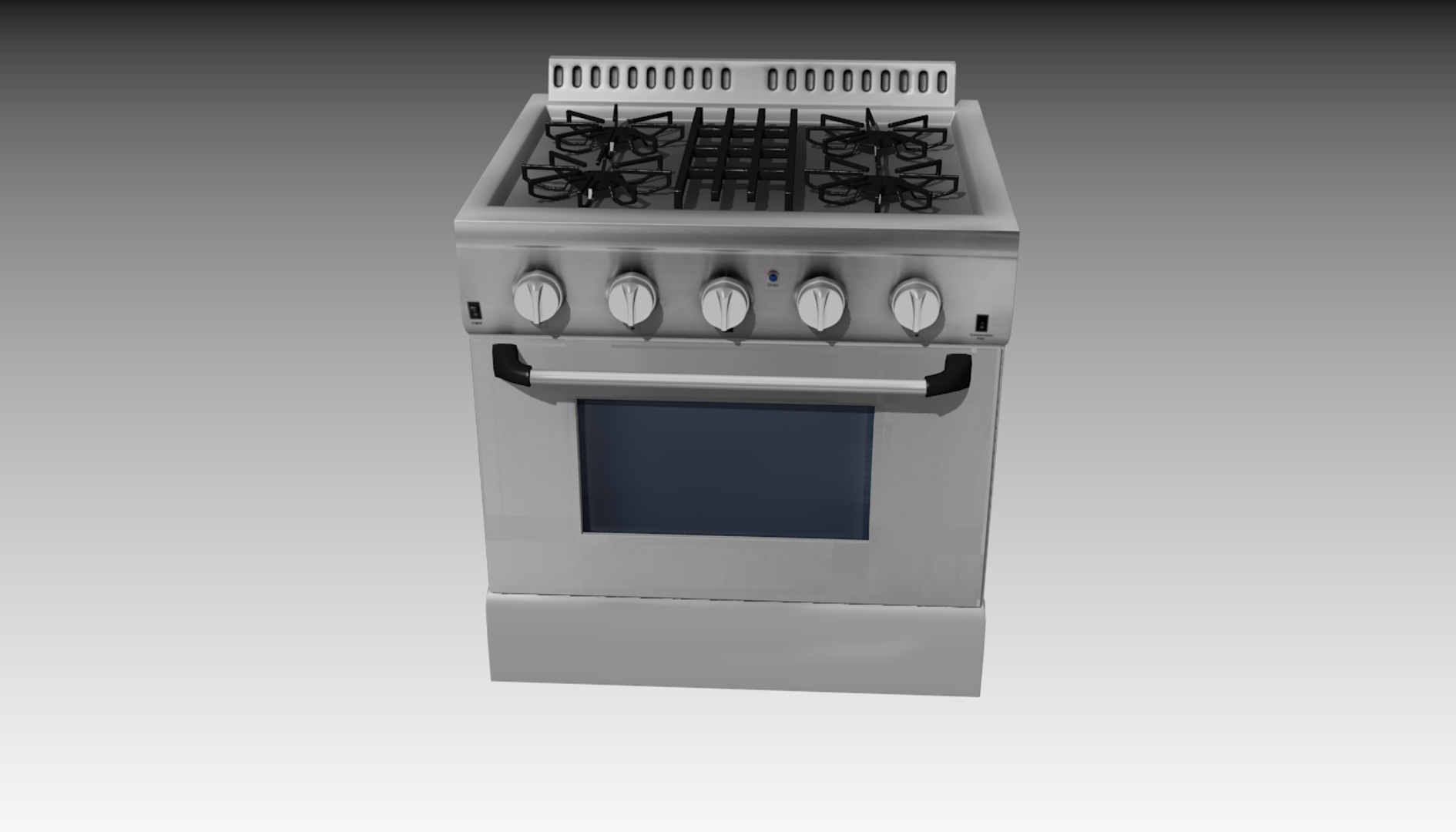 3D basic stove model - TurboSquid 1345580
