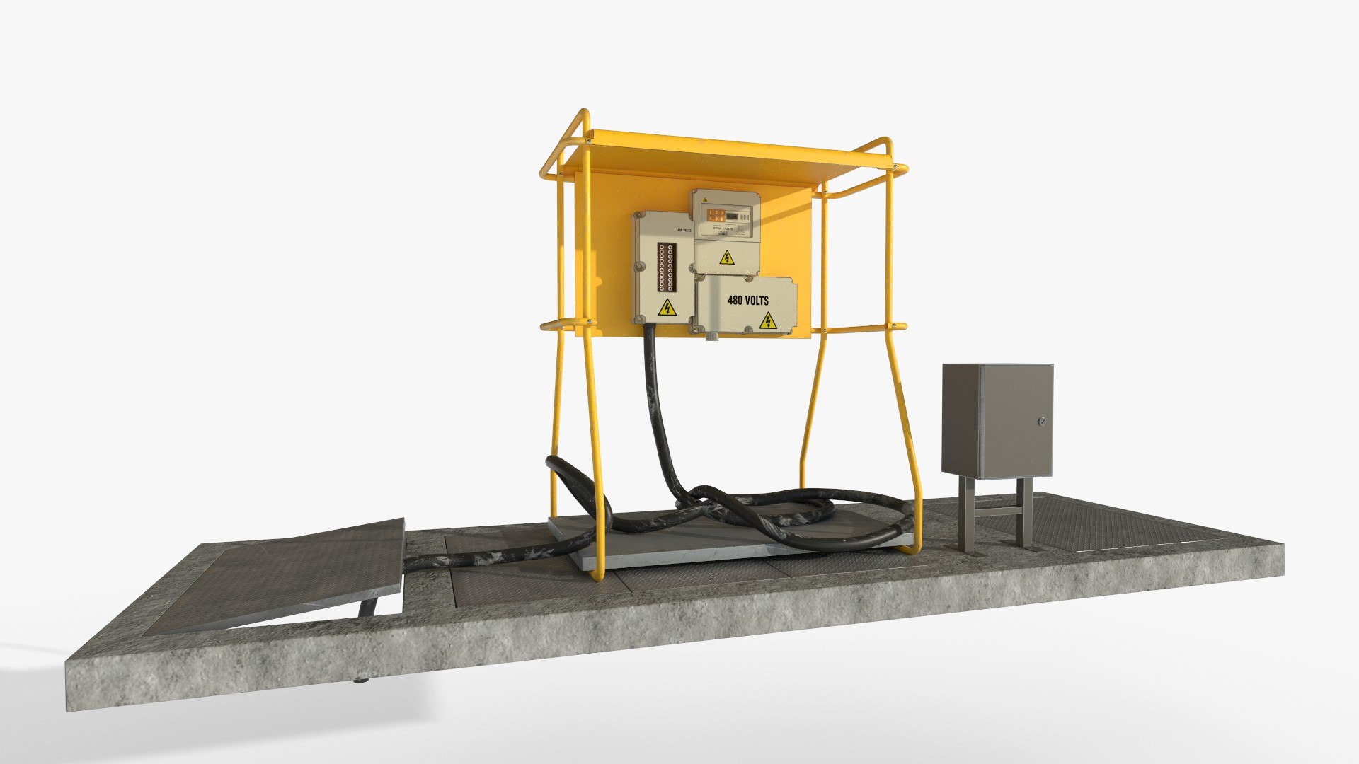 Electrical Ground Box Model - TurboSquid 1752136