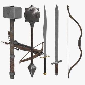 Low Poly Sai 3D Models For Download | TurboSquid