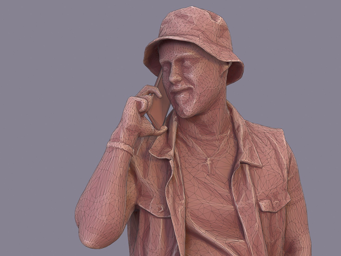 Dude Talking By Phone 3D Model - TurboSquid 1843422