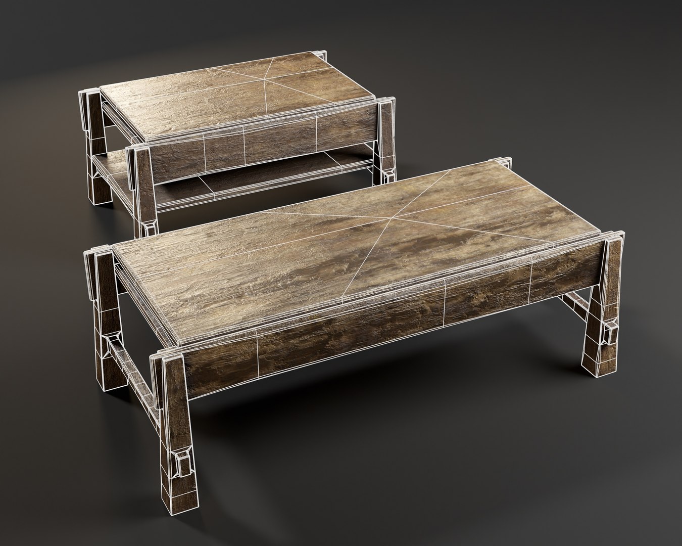 3D Japanese Workbench Set - TurboSquid 2357197