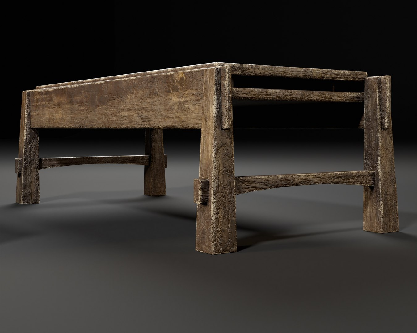 3D Japanese Workbench Set - TurboSquid 2357197