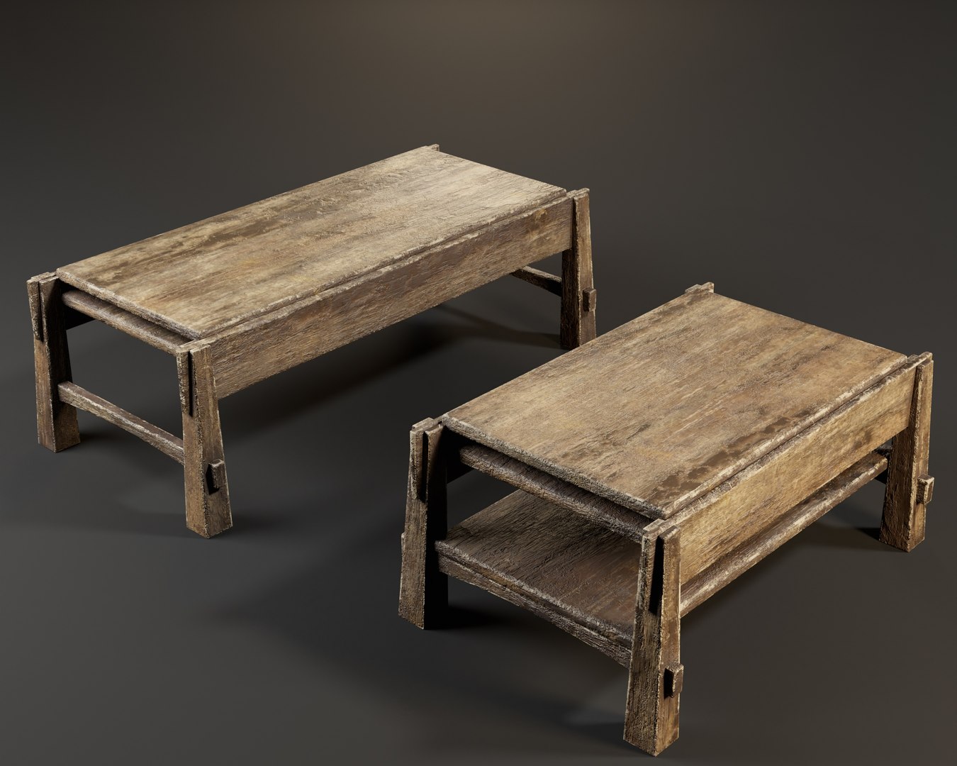 3D Japanese Workbench Set - TurboSquid 2357197