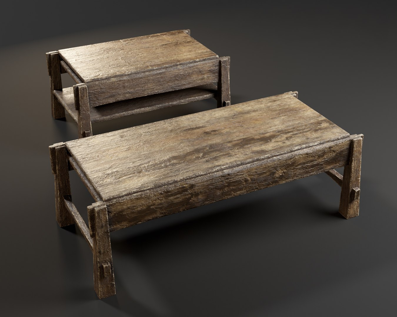 3D Japanese Workbench Set - TurboSquid 2357197