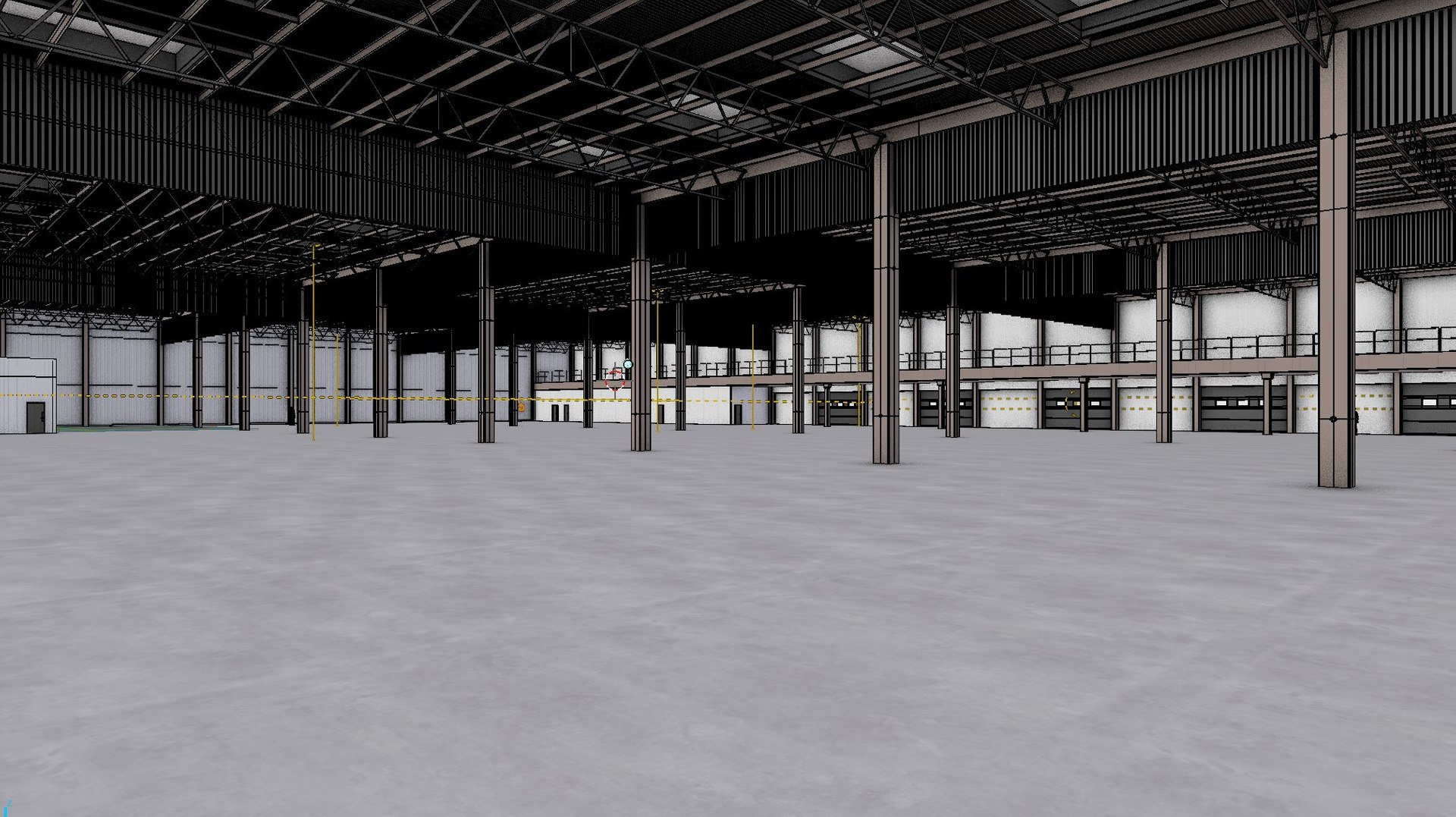 Factory hall interior 7 3D model - TurboSquid 1246066