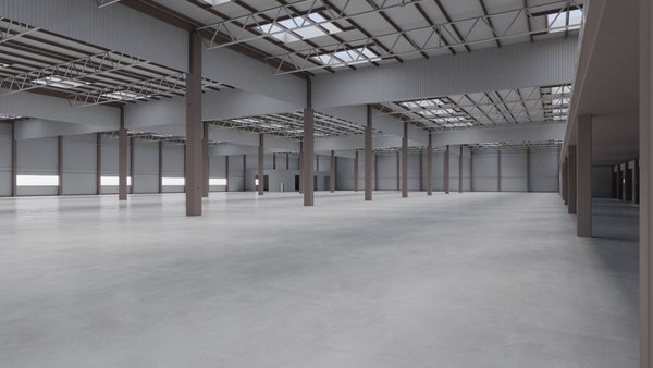 Factory hall interior 7 3D model - TurboSquid 1246066