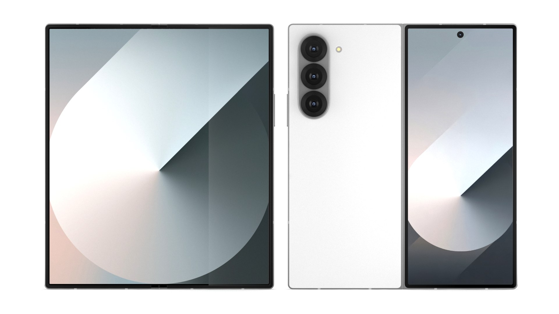 3D All The Colors Of The Galaxy Z Fold6 - TurboSquid 2295852